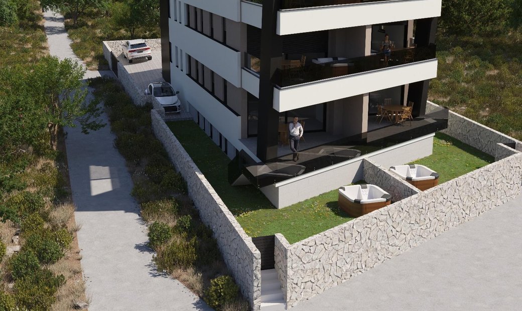 Pag, Mandre, 1st Row To The Sea, Two Bedroom Apartment In Mandre ...