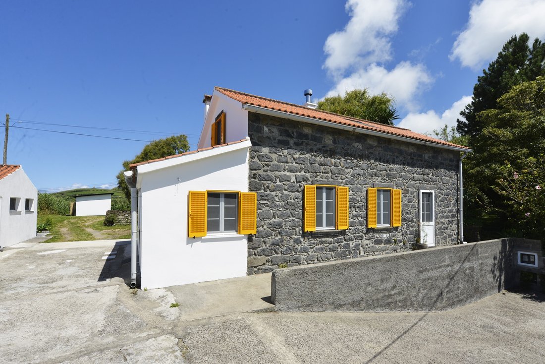 Renovated Volcanic Stone Home With Sea Views São In Ginetes, Azores ...