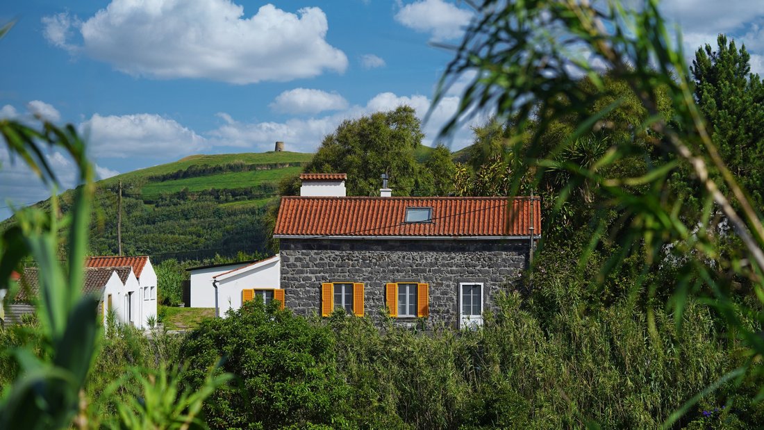 Renovated Volcanic Stone Home With Sea Views São In Ginetes, Azores ...