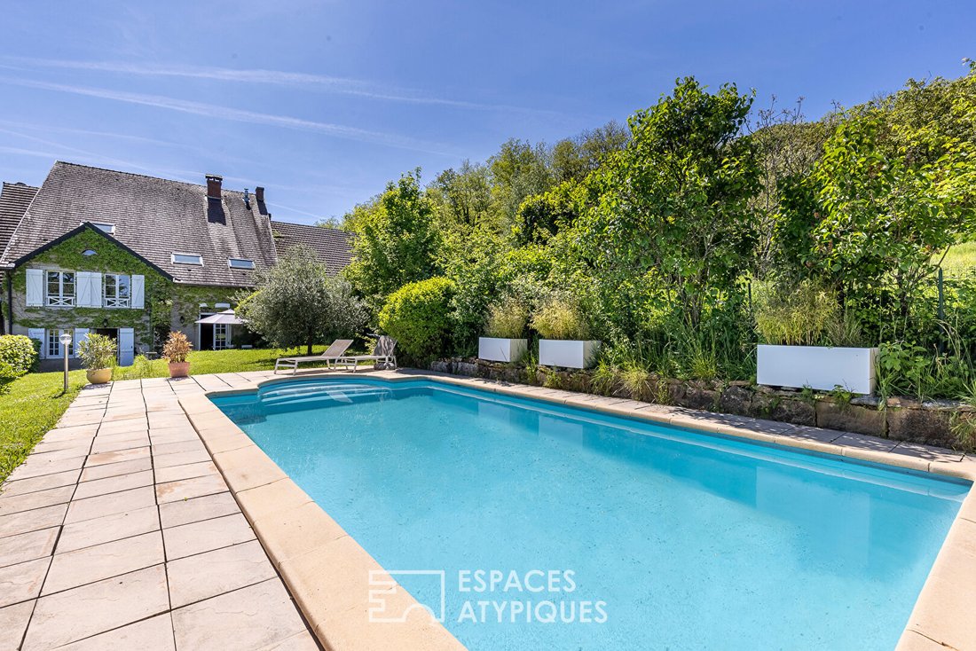 House Of Character With Swimming In Voiteur, Bourgogne Franche Comté ...
