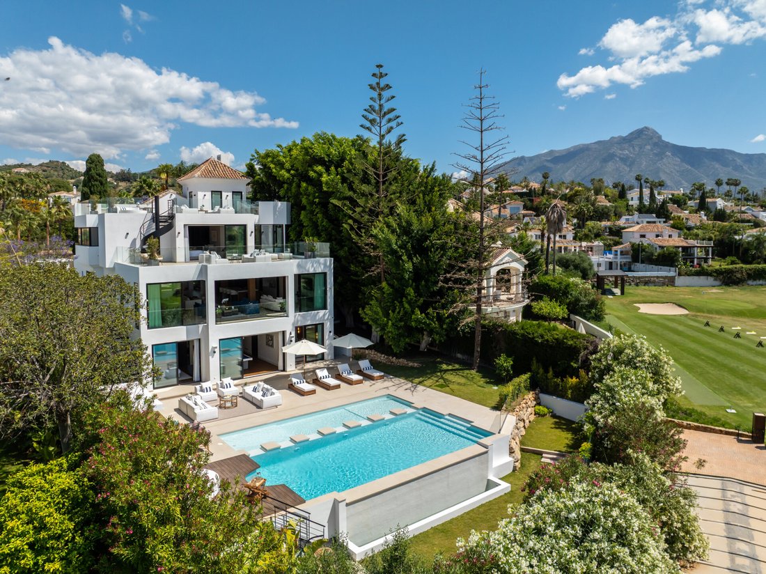 Majestic Frontline Golf Villa At Los Dans Nueva Andalucia, Marbella ...