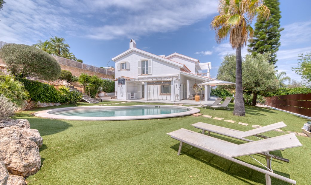 Pretty Mediterranean Villa In Santa In Rotes Velles, Calvia, Balearic ...