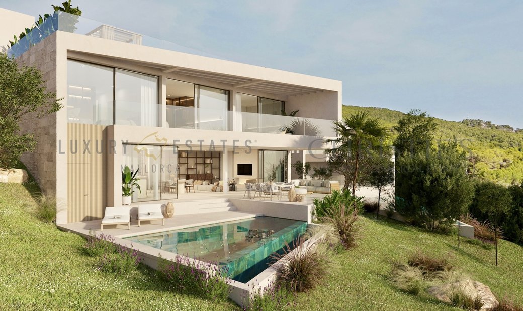 Luxurious New Build Villa In Camp De Mar, Mallorca, Andratx, Balearic ...