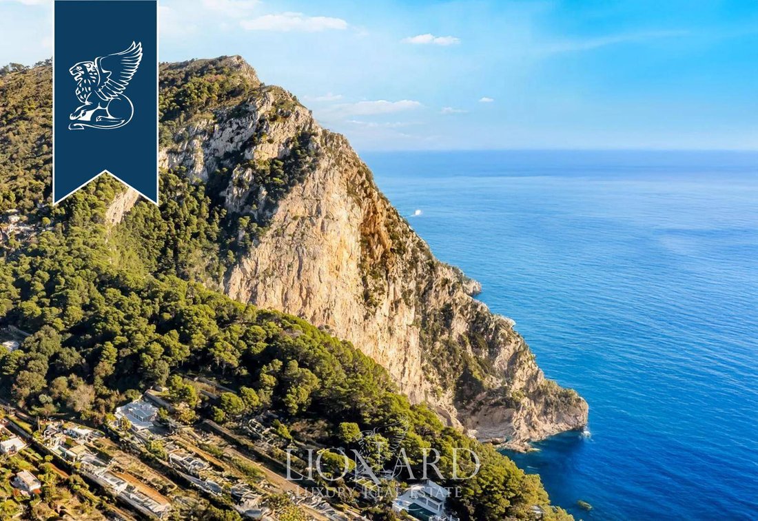Exclusive Panoramic Villa Facing The Sea On The In Anacapri, Campania ...