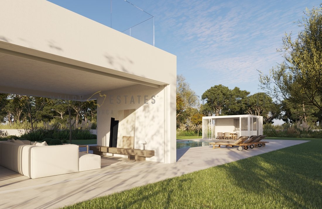 Modern New Build Villa In Son Gual In Palma, Balearische Inseln ...