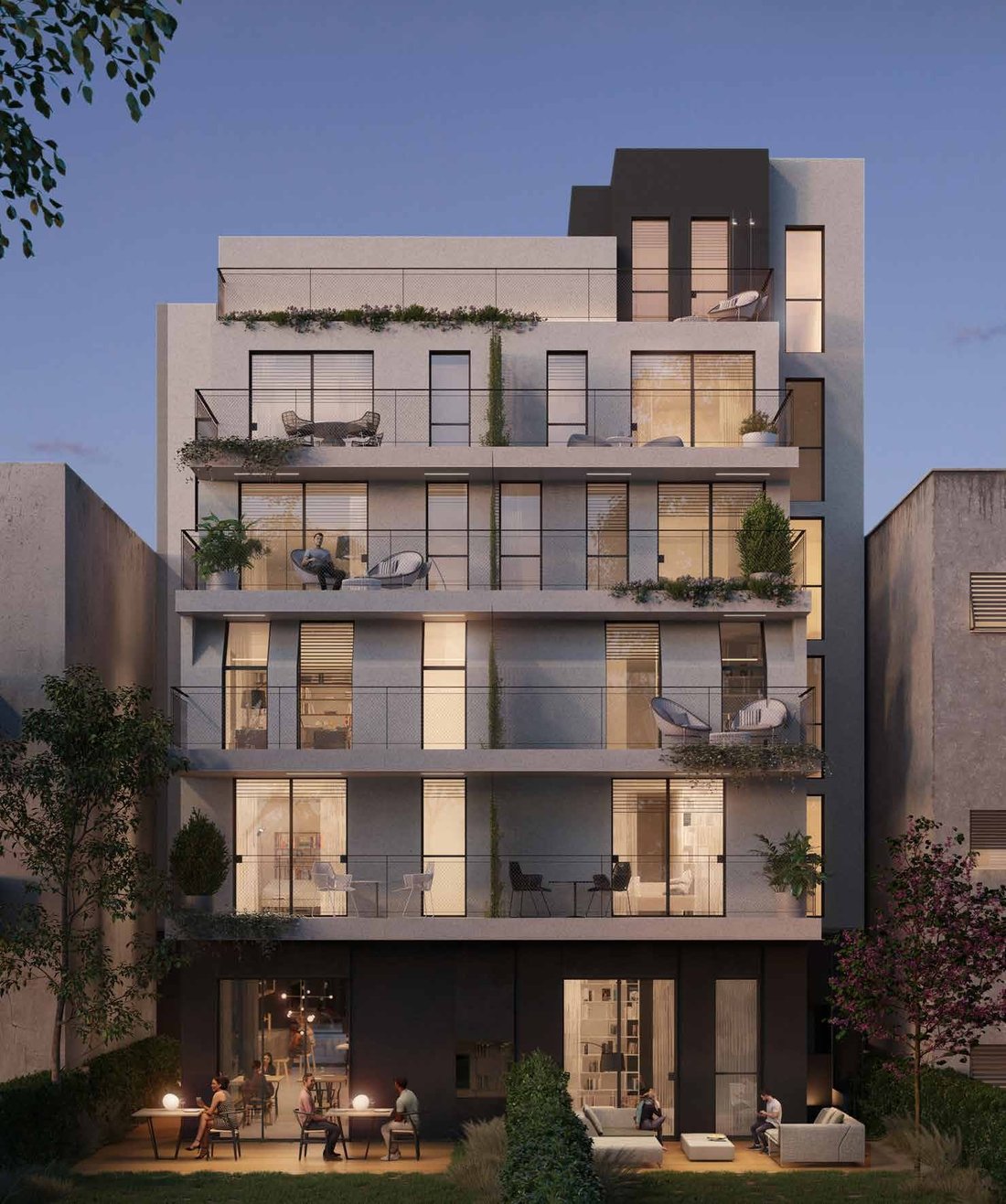 1 Br With Balcony In An Elevated In Tel Aviv Yafo, Tel Aviv District ...