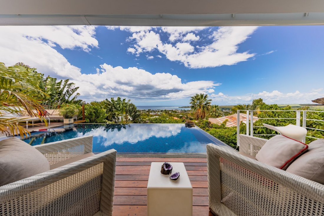 Elevated Villa Showcasing In Tamarin, Rivière Noire District, Mauritius ...