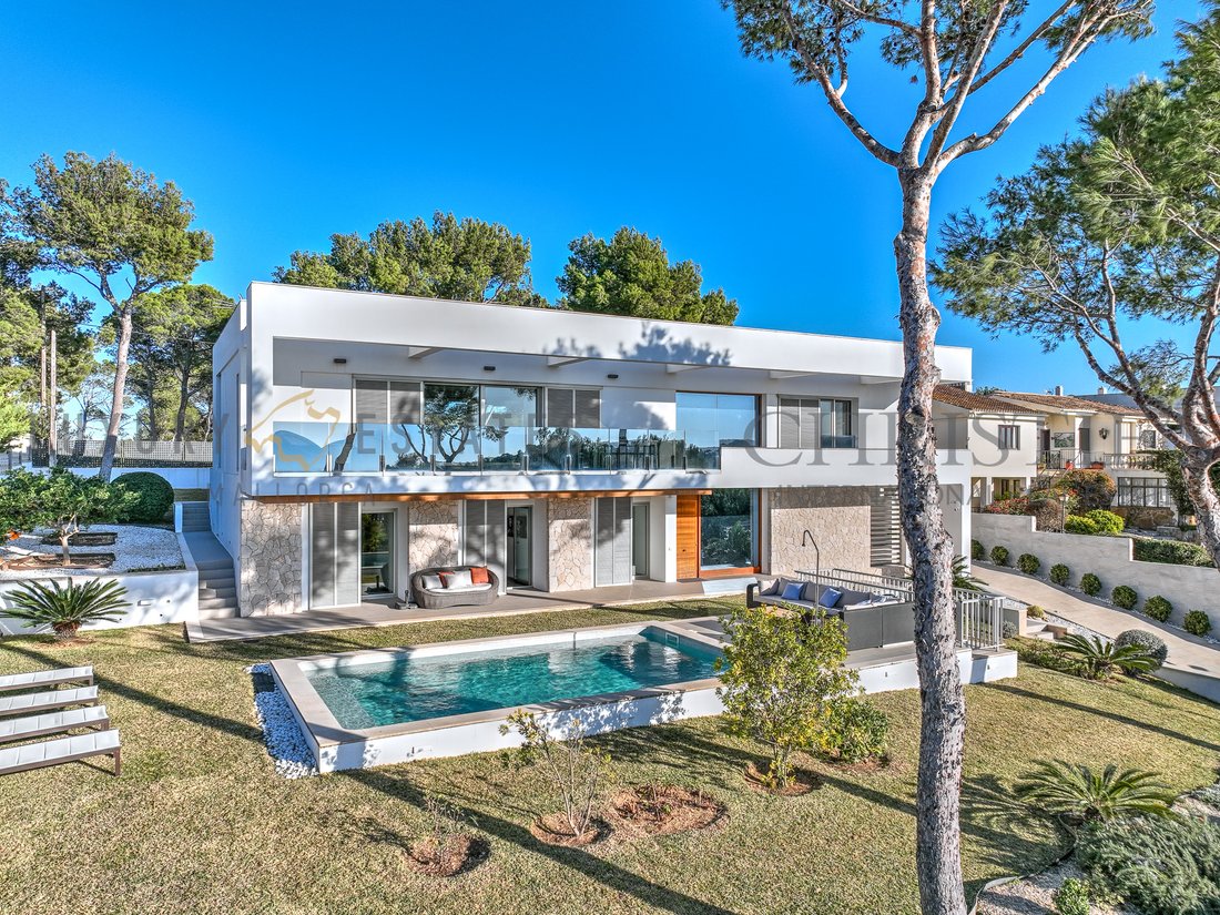 Modern Villa In Cala Vinyas With In Portals Nous, Calvia, Balearic ...