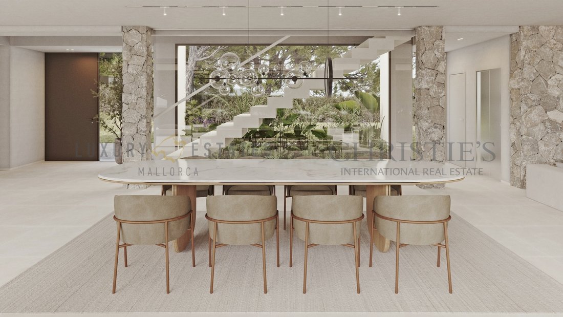Modern Newly Built Villa In Sa Coma Near In Bunyola, Balearic Islands ...