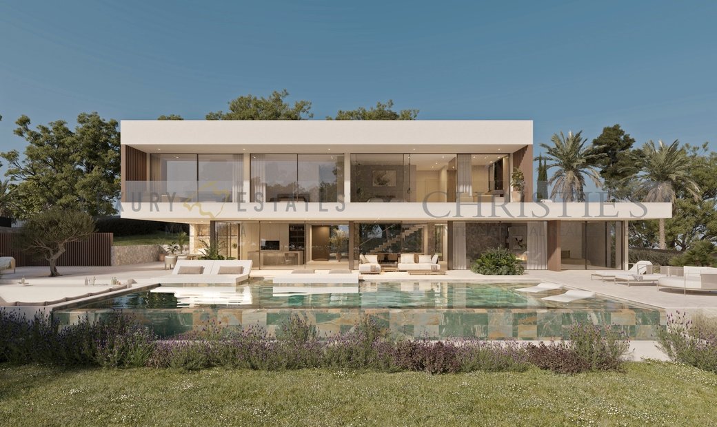 Modern Newly Built Villa In Sa Coma Near In Bunyola, Balearic Islands ...