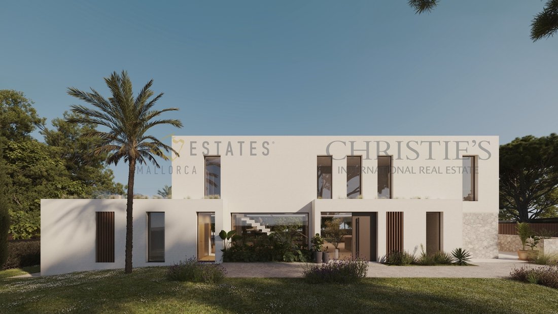 Modern Newly Built Villa In Sa Coma Near In Bunyola, Balearic Islands ...