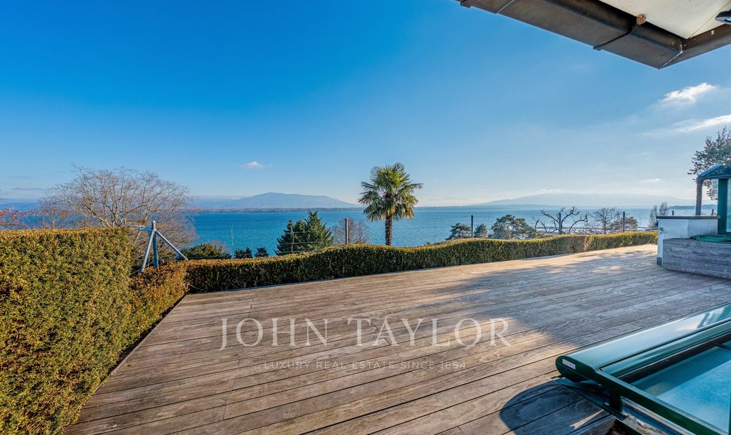 Penthouse With Exceptional Lake View In Tannay, Vaud, Switzerland For ...