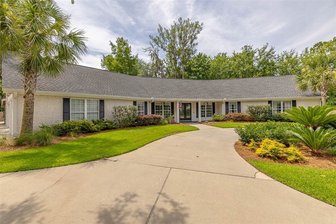 Île Résidentielle De St Simons Dans île De Saint Simon, Géorgie, états ...