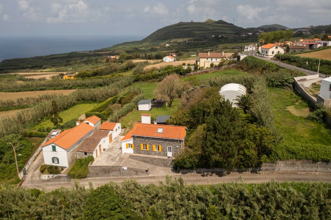 Renovated Volcanic Stone Home With Sea Views São In Ginetes, Azores ...