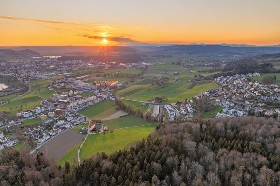 Garden Idyll With Far Reaching Views In Schenkon, Lucerne, Switzerland ...