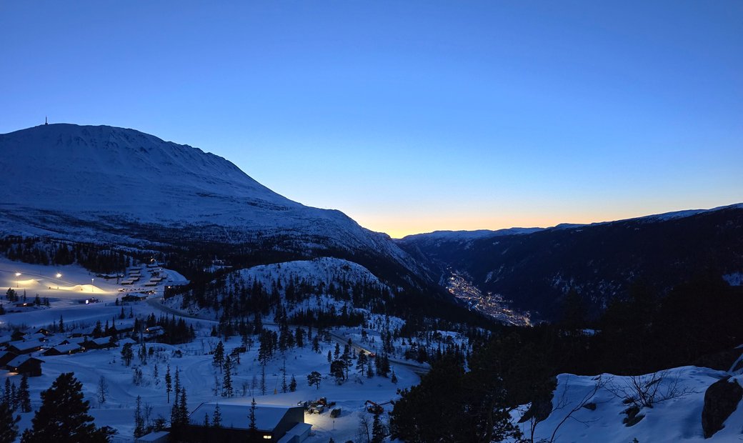 Plot Ready For Newbuild. The Top And Edge Of Kollen In Rjukan, Telemark ...
