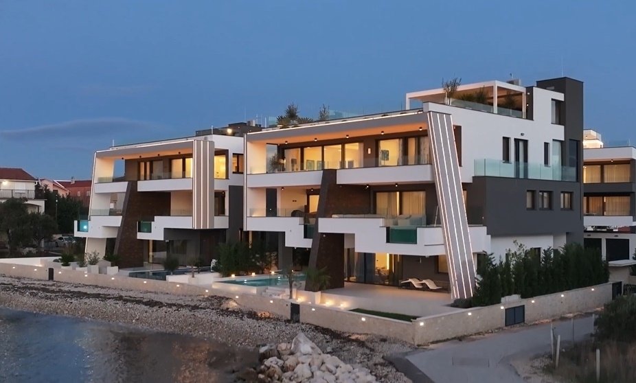 Moderne Luxus Appartements Direkt Am Strand In Sukosan, Zadar County ...