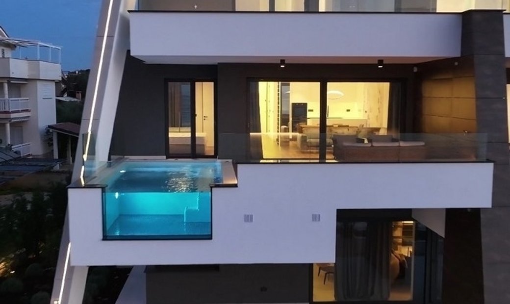 Moderne Luxus Appartements Direkt Am Strand In Sukosan, Zadar County ...