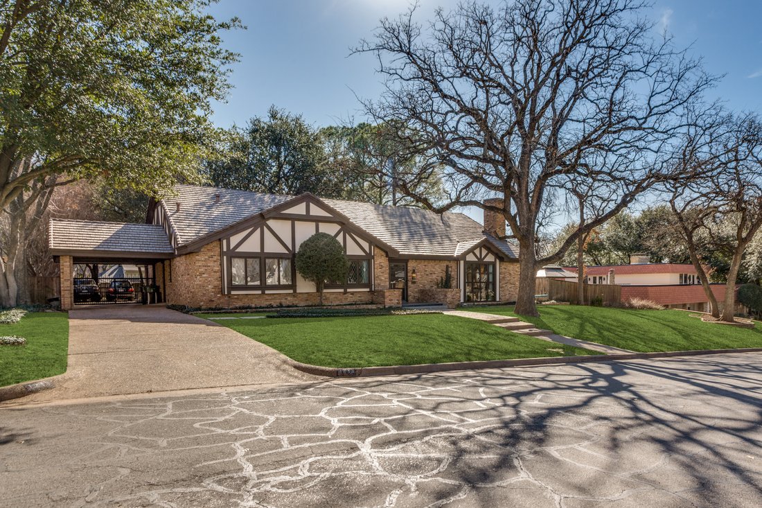 A Storybook Tudor Rich In Craftsmanship, In Arlington, Texas, United ...