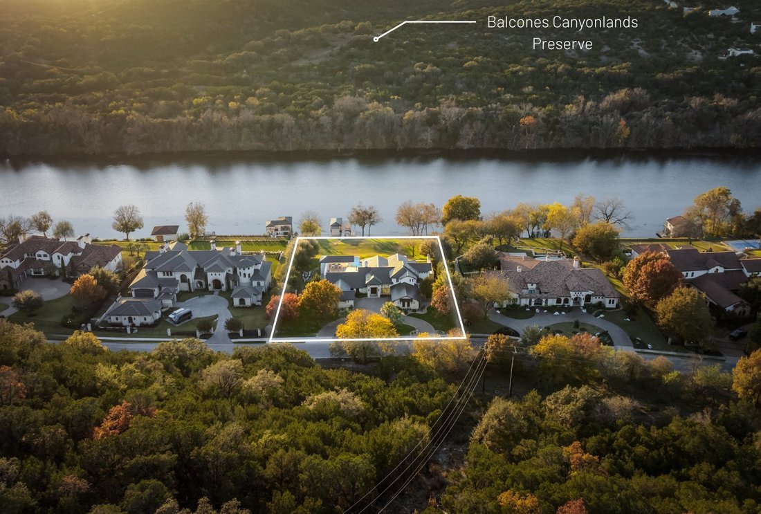 2 Hektar Großes Anwesen Am Lake Austin In Austin, Texas, Vereinigte ...