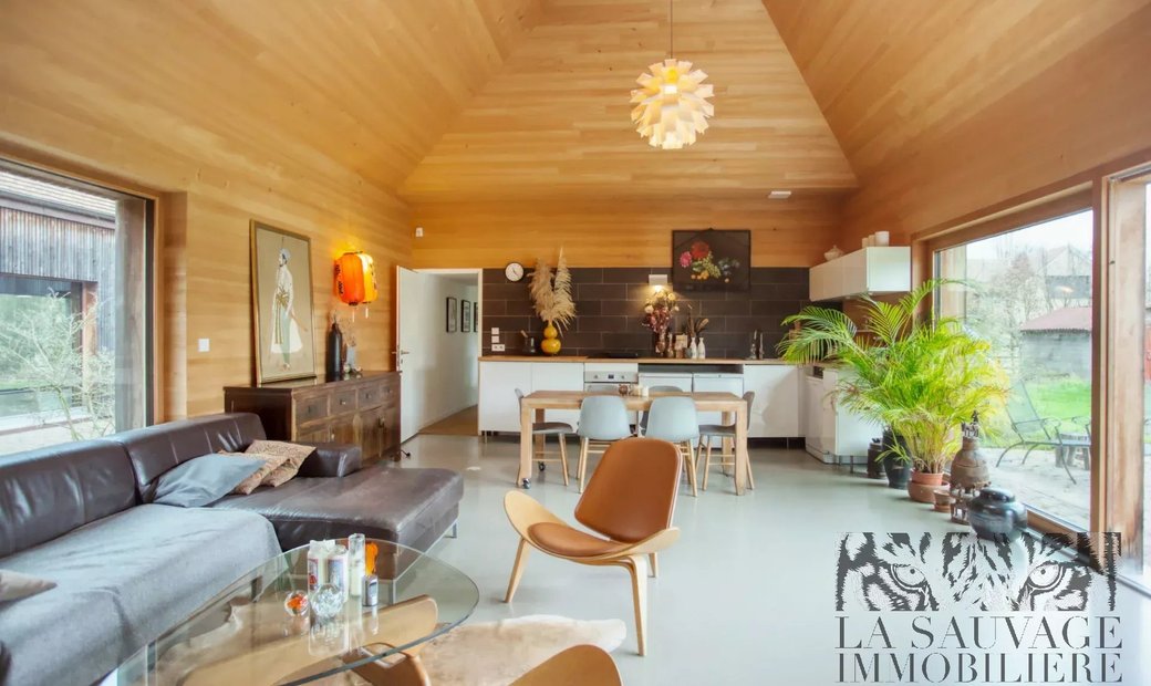 Passive House Of Architect – Timber Frame In Grosrouvre, île De France ...