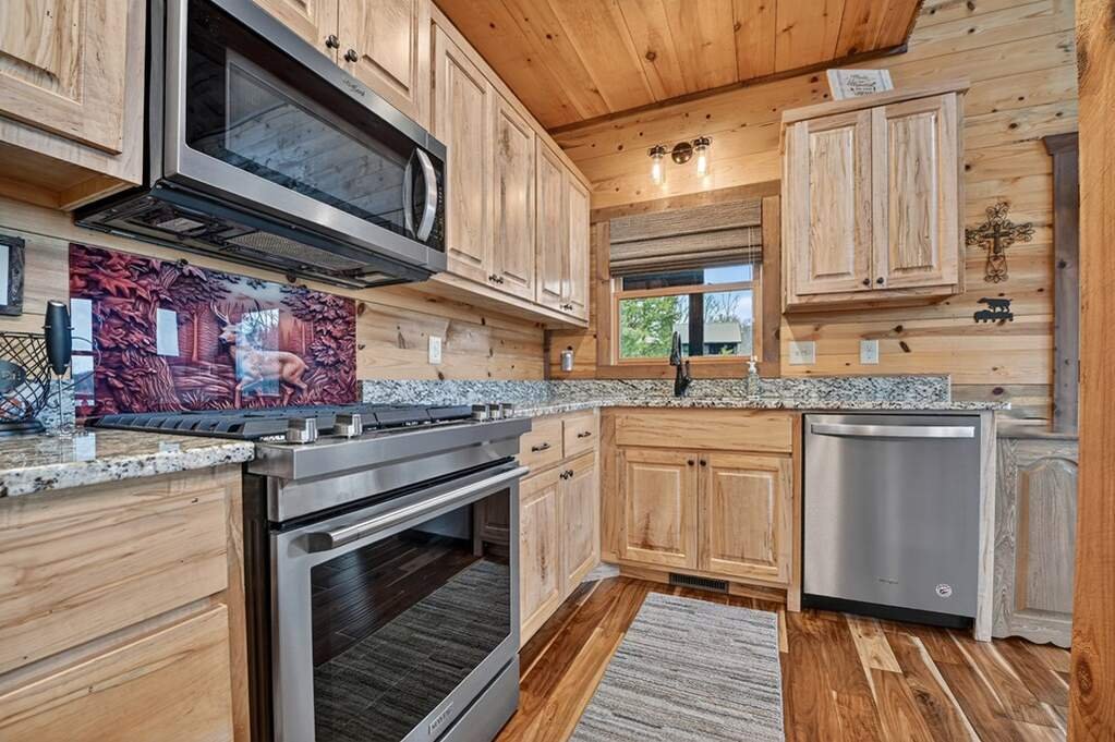 Retraite Dans Un Lodge De Montagne Avec Dans Blue Ridge, Géorgie, états ...