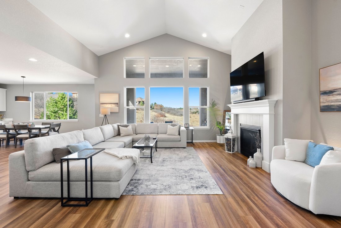 Gourmetküche Im Ranch Stil, In Castle Rock, Colorado, Vereinigte ...