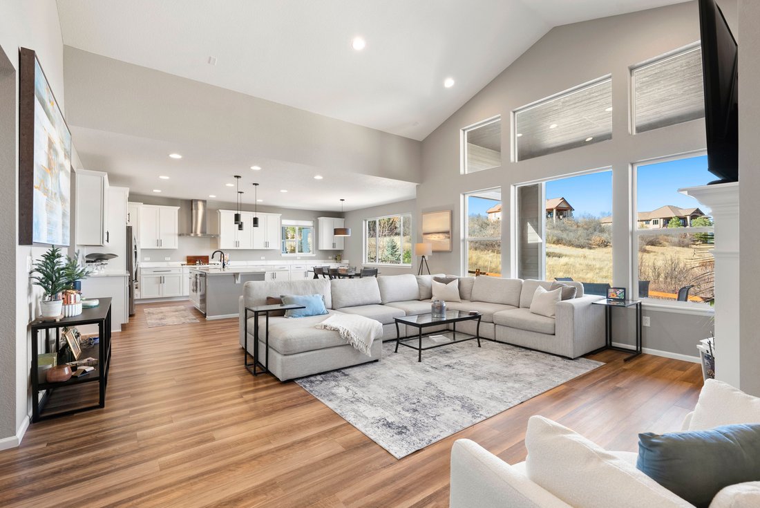 Gourmetküche Im Ranch Stil, In Castle Rock, Colorado, Vereinigte ...