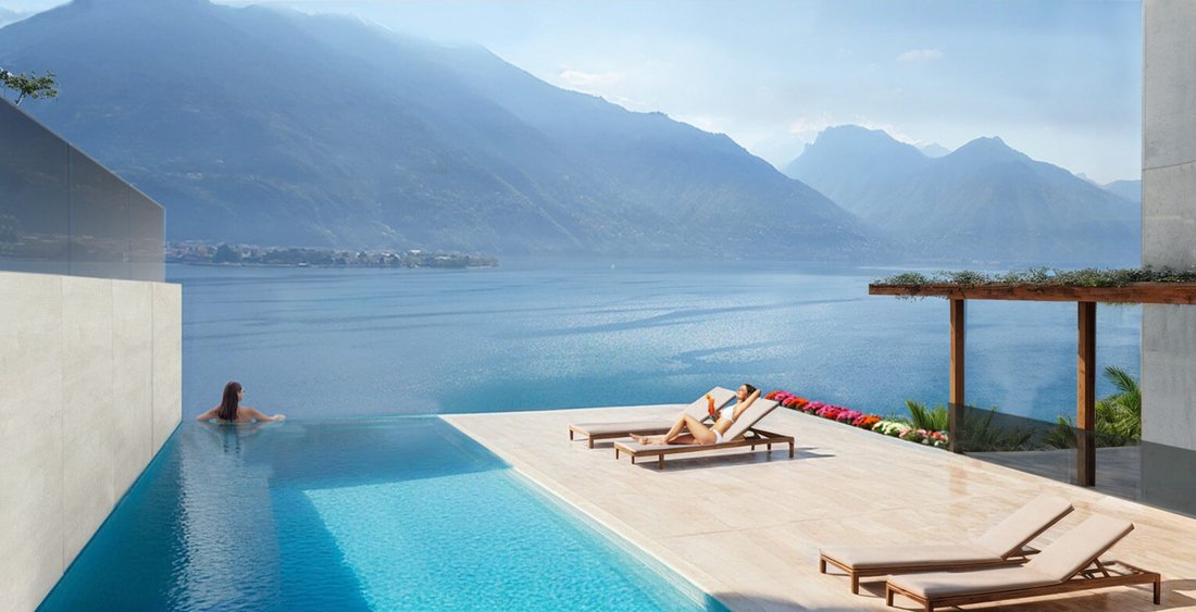Modern Apartments Cremia With Lake View And Parking In Vignola ...