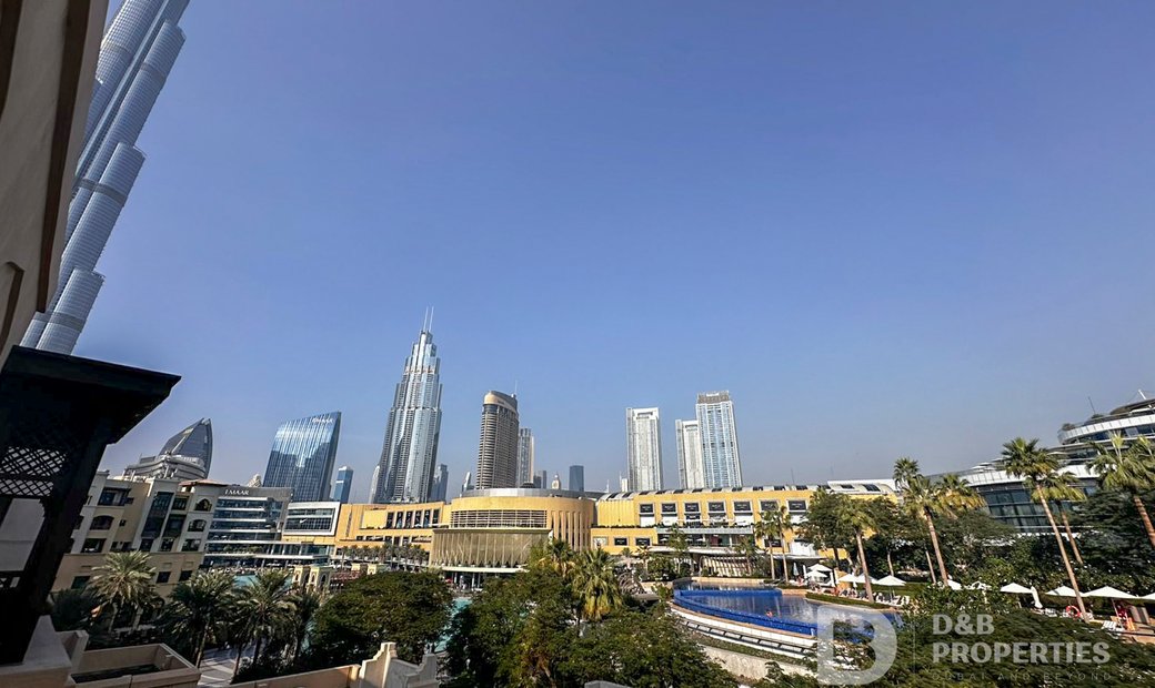 Vue Sur Le Burj Khalifa | Vue Sur Le Dans Dubaï, Dubaï, émirats Arabes ...