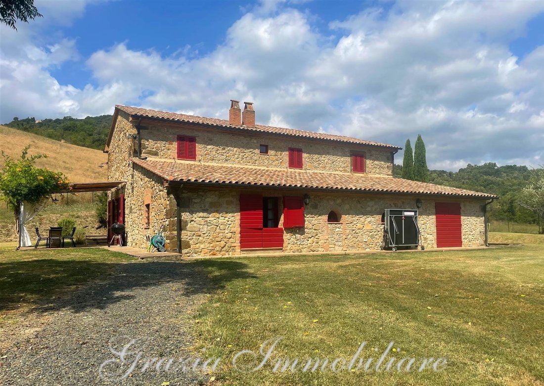 Tuscany Stone Farmhouse With Park In Montecatini Val Di Cecina, Tuscany ...