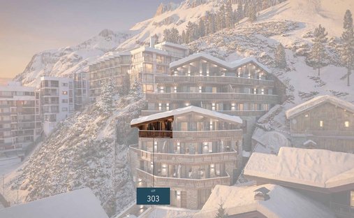Lujo cima de una colina apartamentos en venta en Val-d'Isère, Auvernia ...
