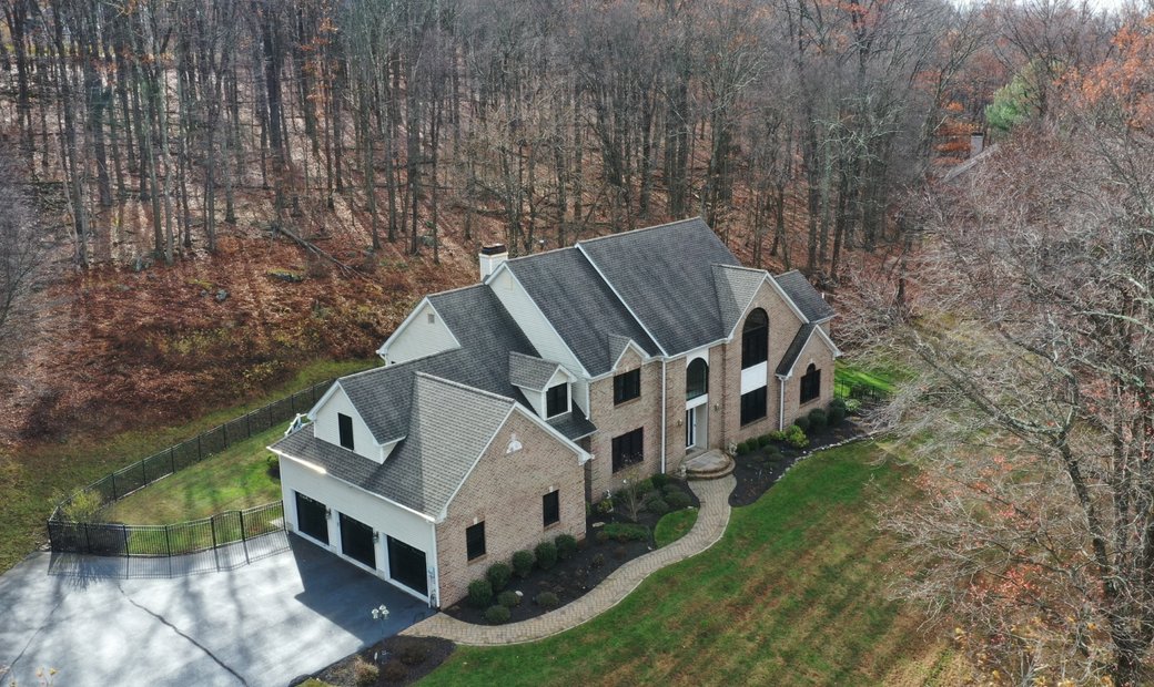 Timber Hollow Stately Brick Colonial In Long Valley, New Jersey, United ...