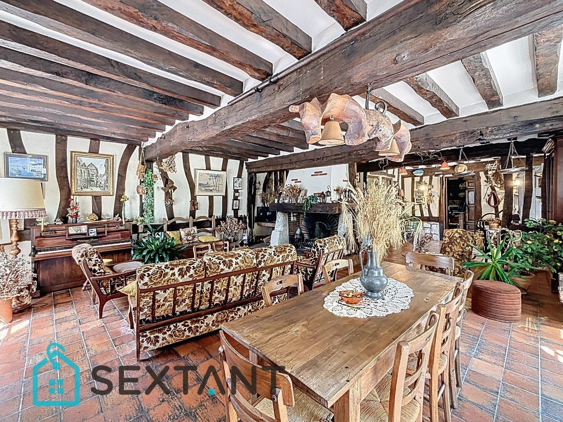 Authentic Norman House 130 M2 In En Veules Les Roses, Normandía ...