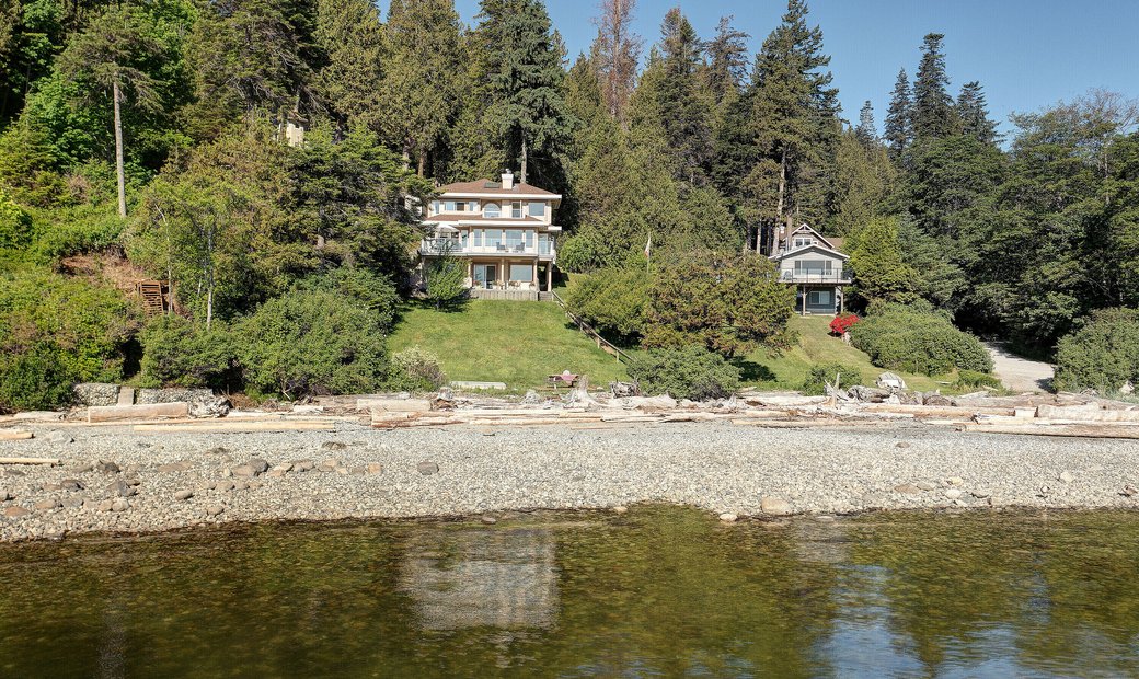 Halfmoon Bay, Sunshine Coast In Halfmoon Bay, Britisch Kolumbien ...