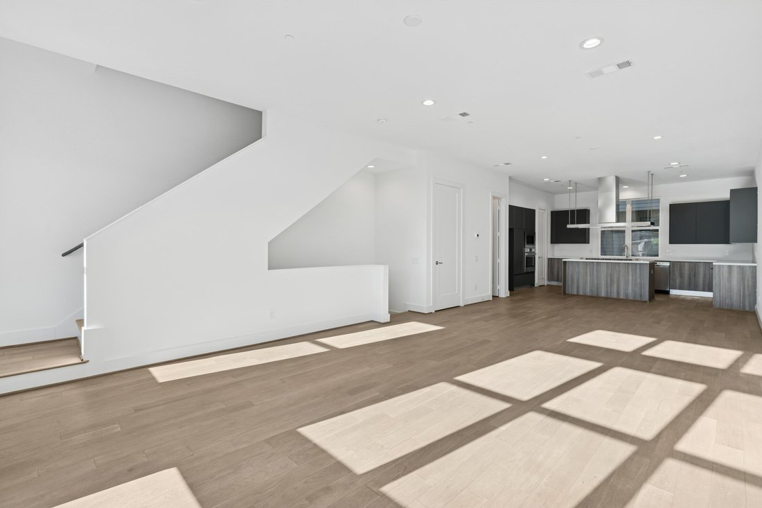 Modernes Neubau Reihenhaus Mit In Dallas, Texas, Vereinigte Staaten Zu ...