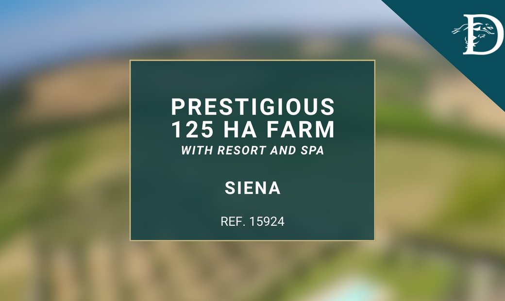 Farm With Resort And Spa In Siena In Sarteano, Tuscany, Italy For Sale ...