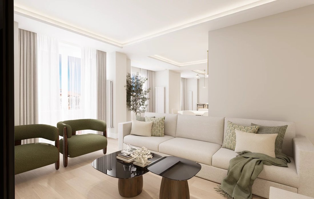 Refurbished Exterior Apartment With Terraces In Goya In Retiro, Madrid ...