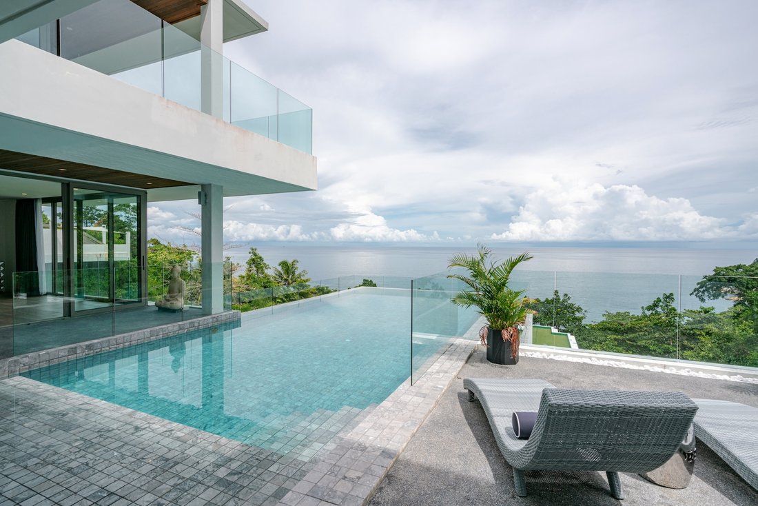 Panoramic Ocean Living In A Prestigious 6 Bedroom In Kamala, Phuket ...