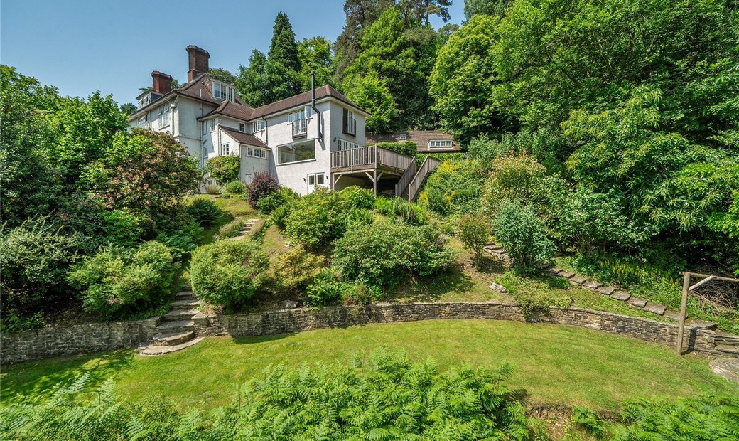 Anthony Place, Polecat Hill, Hindhead, Dans Hindhead, Angleterre ...
