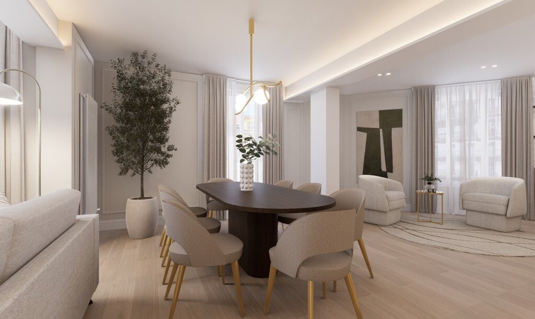 Luxury Flat, Totally Exterior, Corner, Top In Barrio Salamanca, Madrid ...