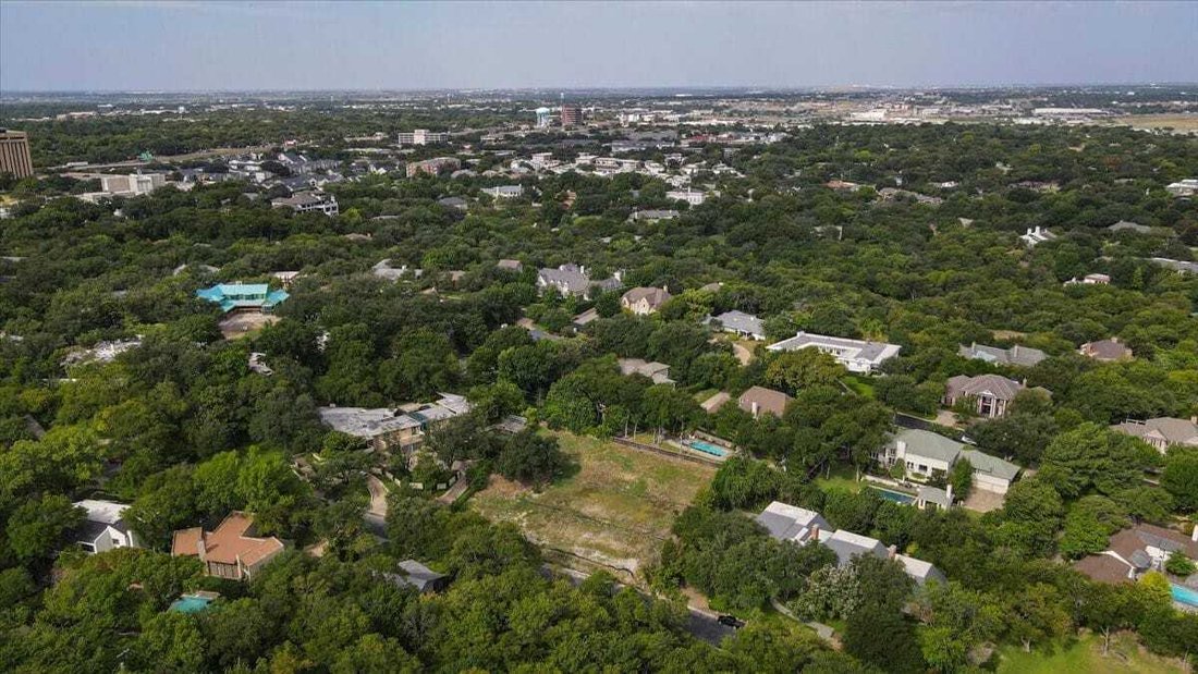 Erhöhtes Gelände Für Ein In Fort Worth, Texas, Vereinigte Staaten Zu ...