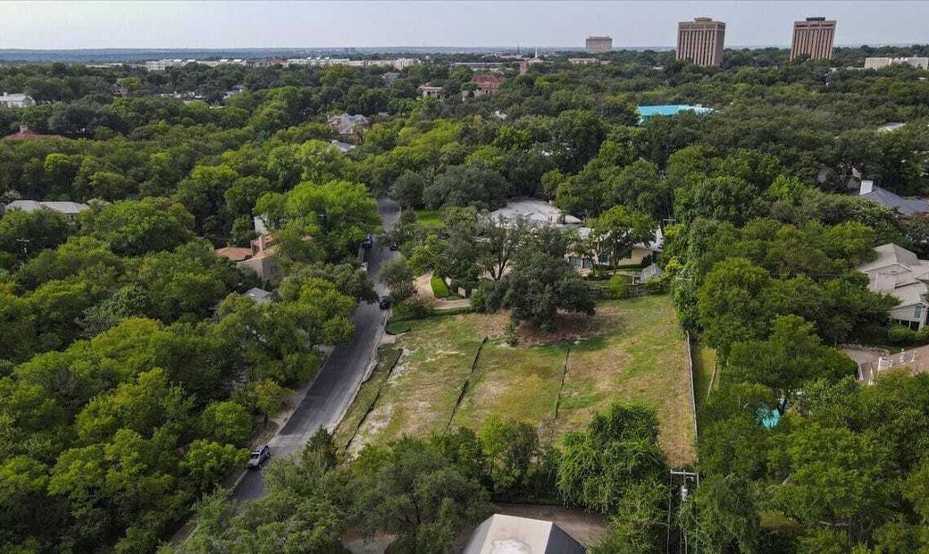 Erhöhtes Gelände Für Ein In Fort Worth, Texas, Vereinigte Staaten Zu ...
