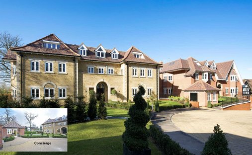 Luxury apartments with terrace for sale in Hadley Wood, England, United ...