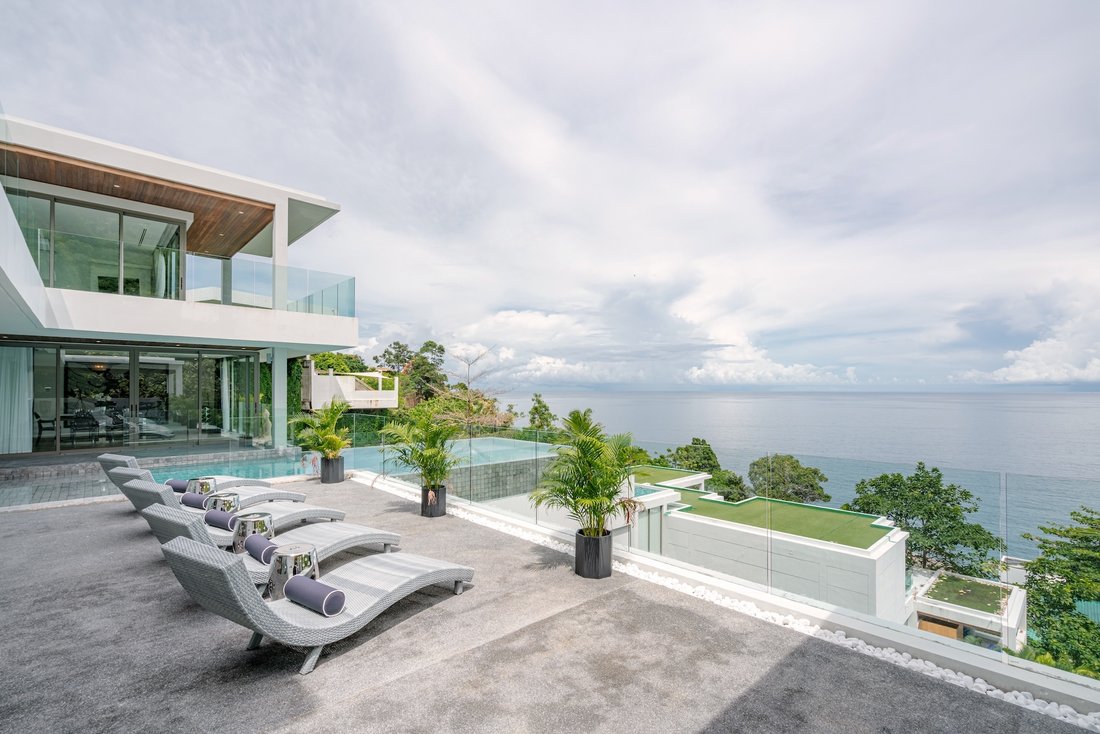 Panoramic Ocean Living In A Prestigious 6 Bedroom In Kamala, Phuket ...