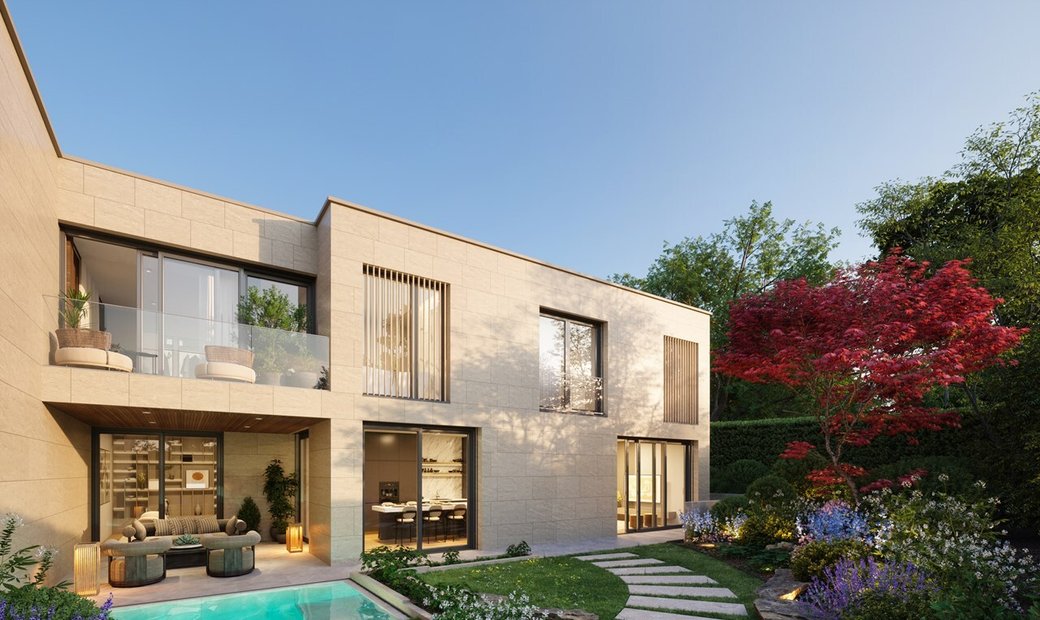 Coïa, Corsier 3 Villas à Proximité Du Lac En Corsier, Ginebra, Suiza En ...