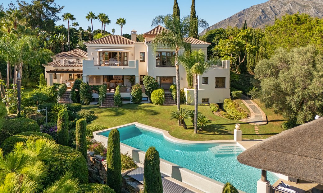 A Mansion With Private Forest In Marbella, Andalusia, Spain For Sale ...