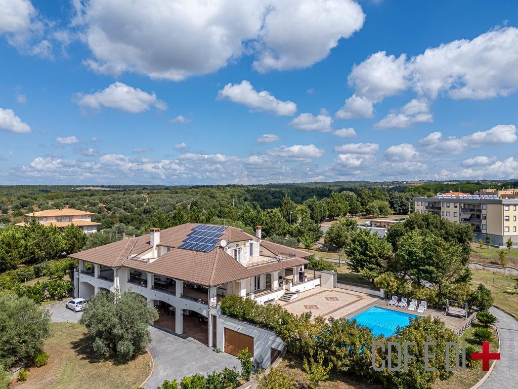Villa With Pool, Park And Panoramic Terraces In Tuscia In Canino, Lazio ...