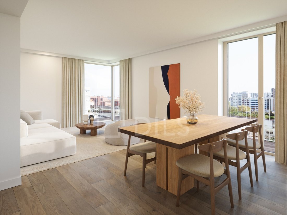 2 Zimmer Wohnung Mit Balkon In Neuer Anlage In Lumiar, Lissabon ...