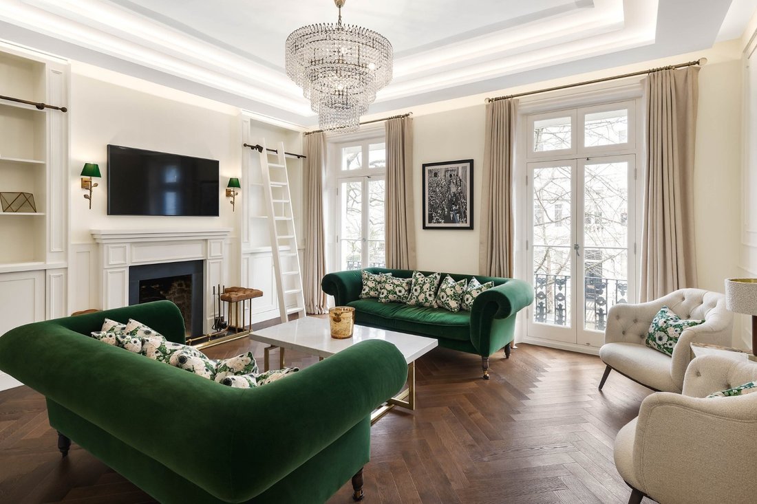 House, Brunswick Gardens, Kensington, En Londres, Inglaterra, Reino ...